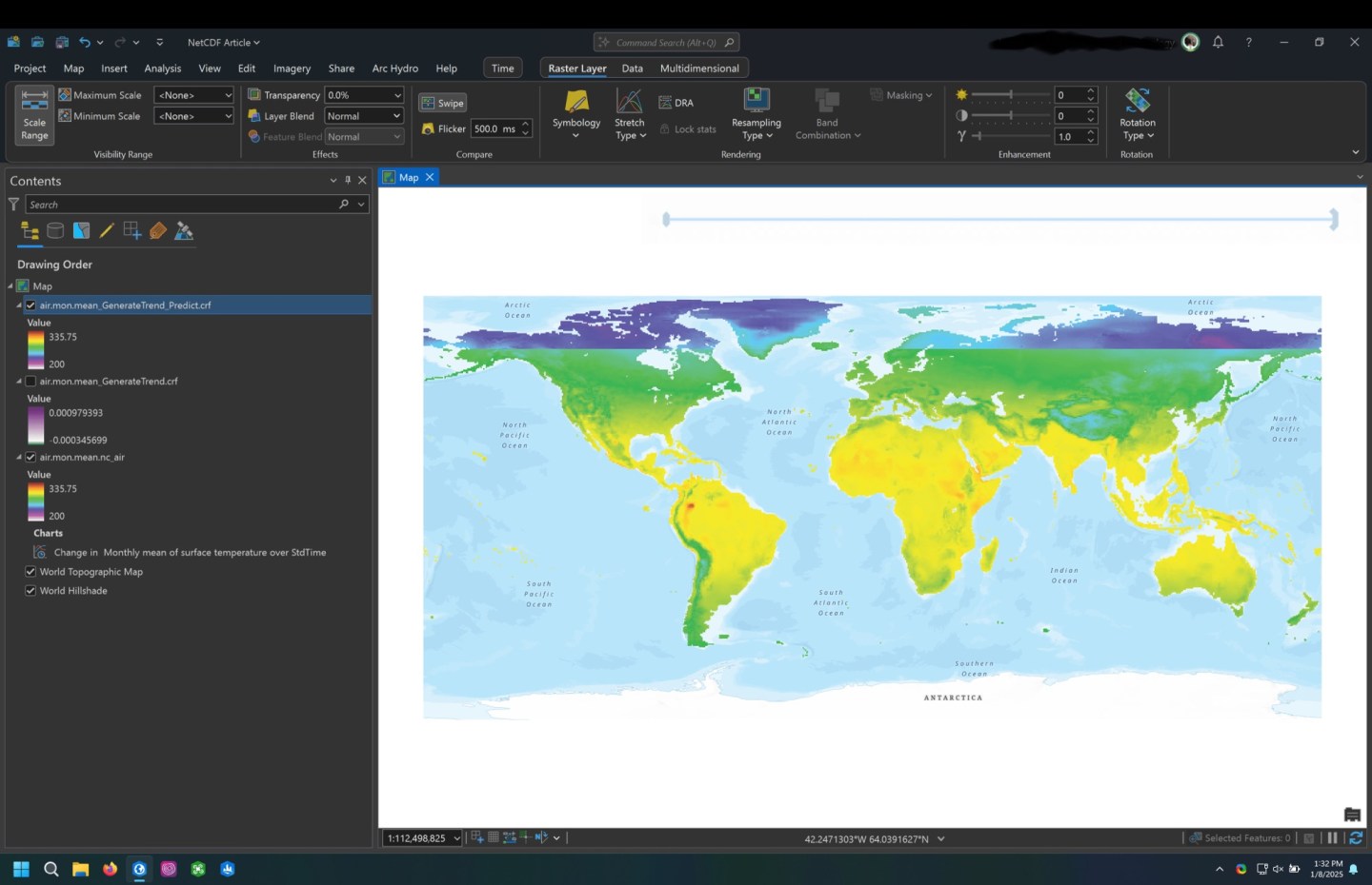 Gridded NetCDF Basics – You Can Model Climate change with ArcGIS ...